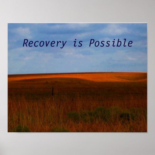 Recovery poster | Zazzle.com