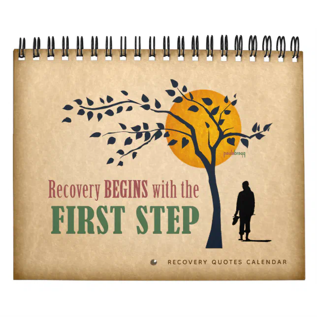 Recovery Quotes, Inspirational Slogans, 12 Steps Calendar | Zazzle