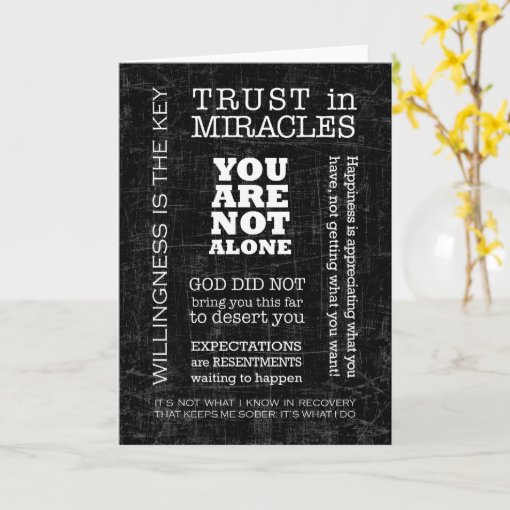 Recovery Quotes Poster 2 Card | Zazzle