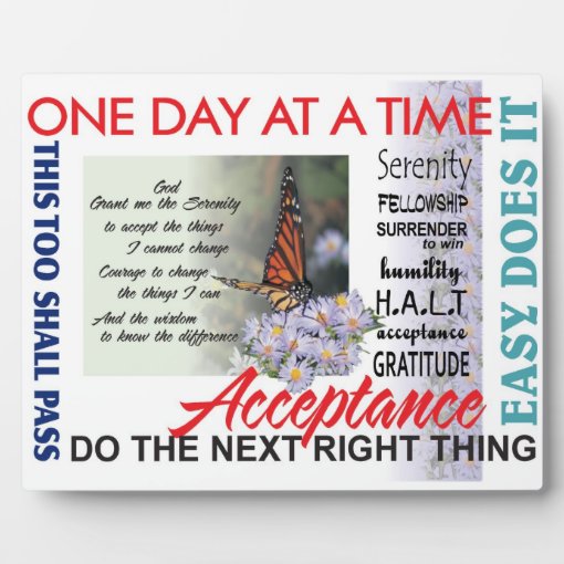 recovery slogans plaque | Zazzle