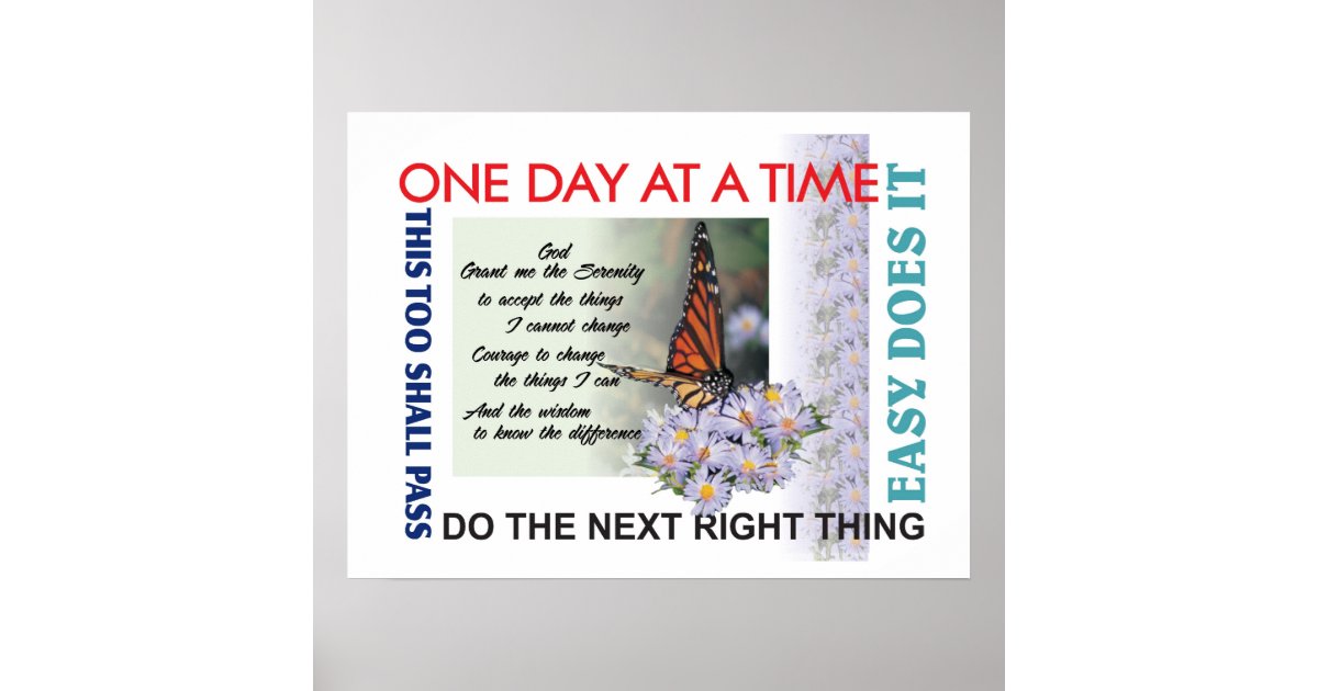 recovery slogans poster | Zazzle
