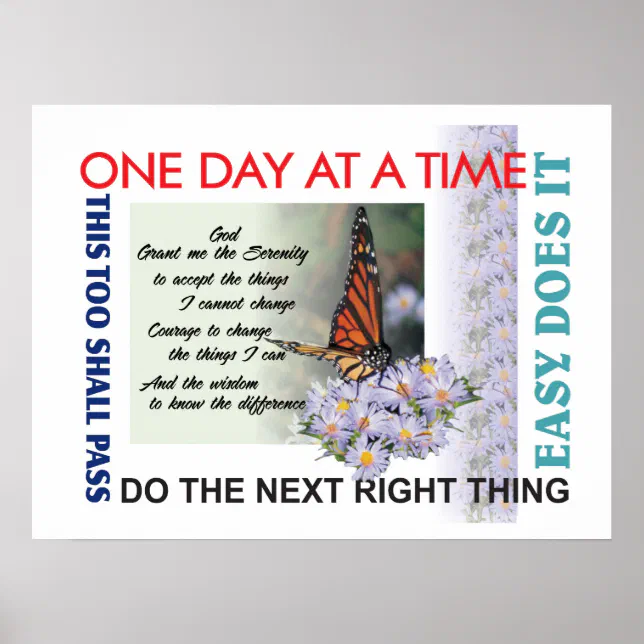 recovery slogans poster | Zazzle