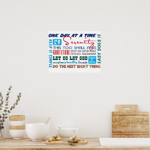 recovery slogans poster | Zazzle