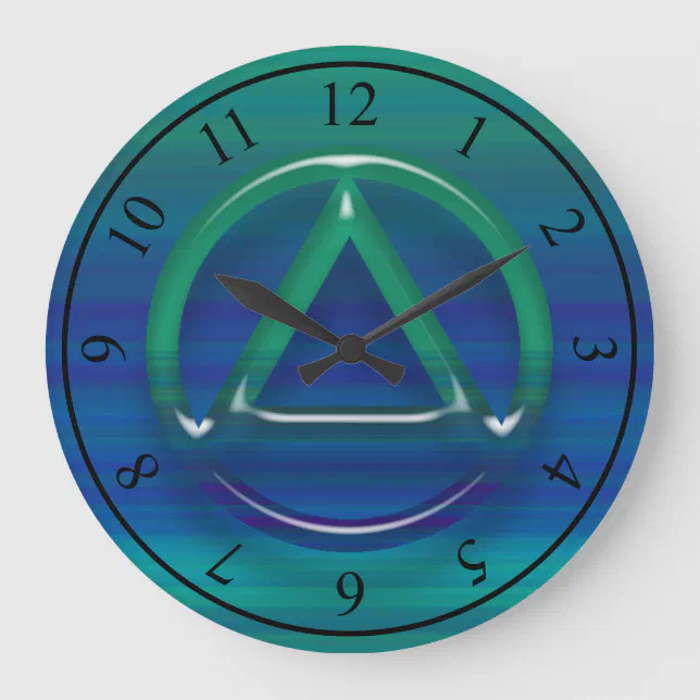 Recovery Sobriety Sober Clock | Zazzle