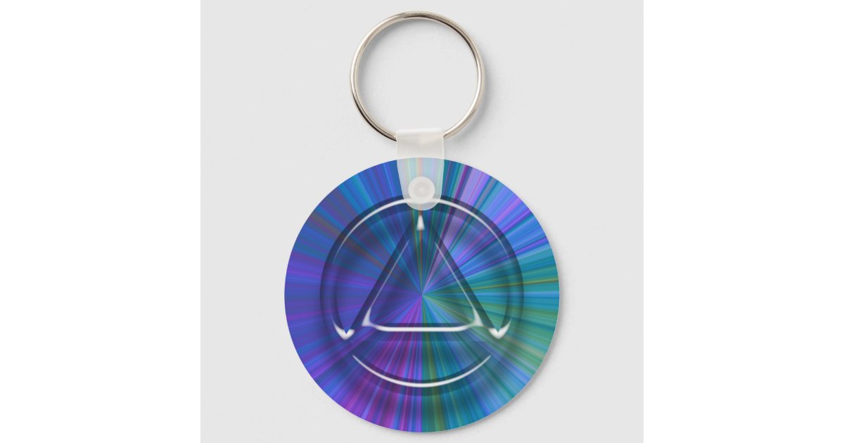 Recovery Sobriety Sober Keychain | Zazzle