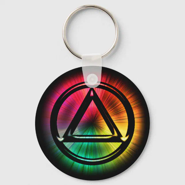 Recovery Sobriety Sober Keychain (Key Chain) | Zazzle