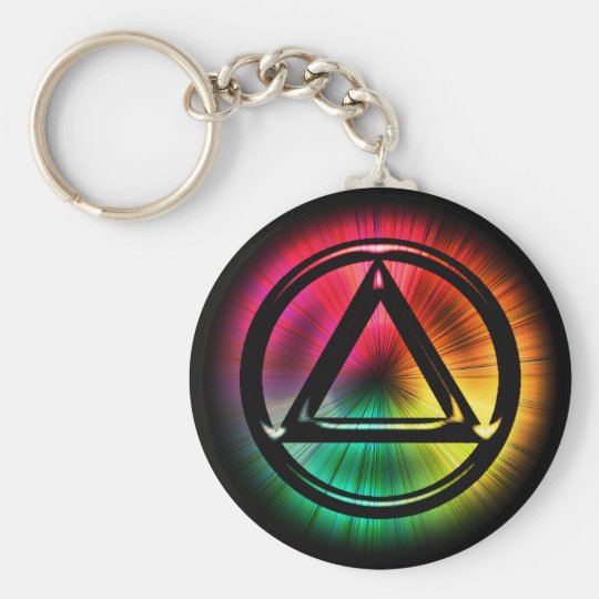 Recovery Sobriety Sober Keychain (Key Chain) | Zazzle.com