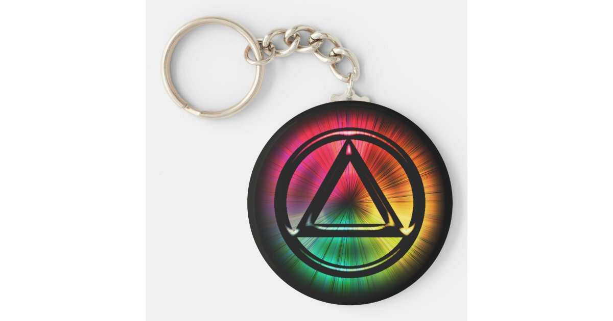 Recovery Sobriety Sober Keychain (Key Chain) | Zazzle.com