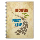 12 Step Recovery Work Book Journal Lined Notebook | Zazzle.com