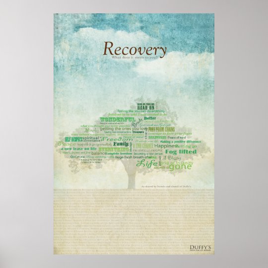 Recovery Tree Poster | Zazzle.com