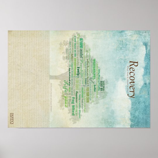 Recovery Tree Poster | Zazzle.com