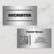 Recruiter Custom QR Business Card | Zazzle