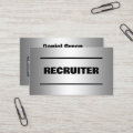 Recruiter Custom QR Business Card | Zazzle