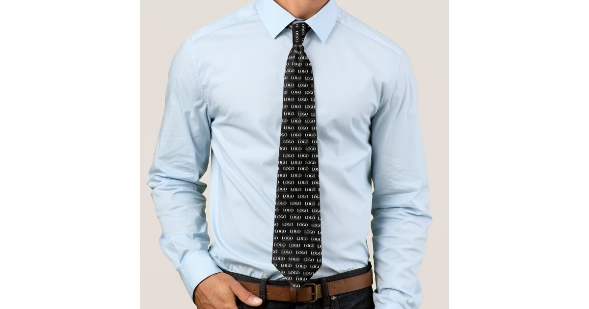Rectangle Custom Logo Pattern Business Corporate Neck Tie | Zazzle Rectangle Custom Logo Pattern Business Corporate Neck Tie | Zazzle
