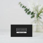 Rectangle Frame Business Card | Zazzle