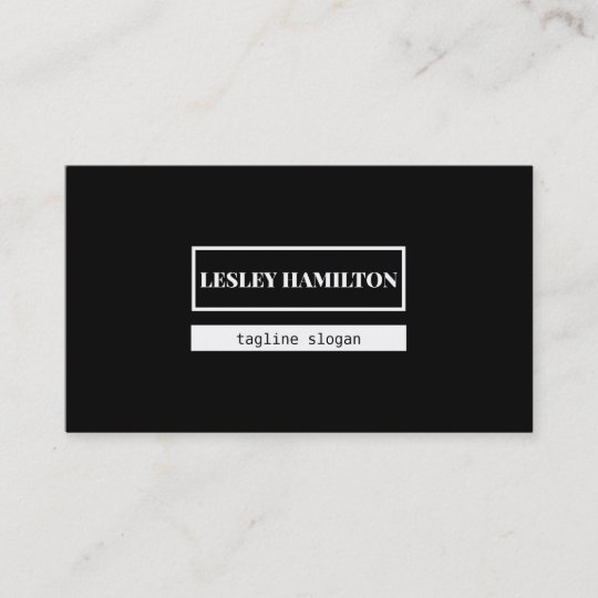 Rectangle Frame Business Card | Zazzle.com