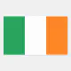 Rectangle sticker with Flag of Ireland | Zazzle
