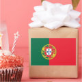 Rectangle sticker with Flag of Portugal | Zazzle