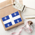 Rectangle sticker with Flag of Quebec, Canada | Zazzle