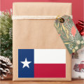 Rectangle sticker with Flag of Texas | Zazzle