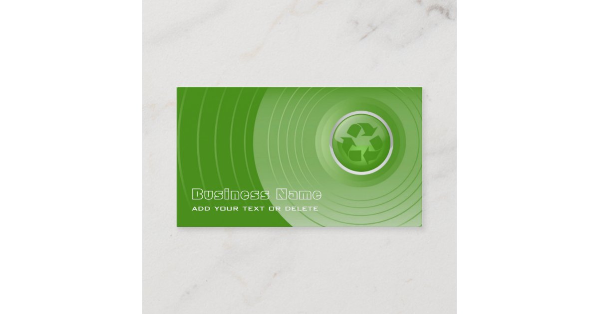 Recycle Business Card | Zazzle