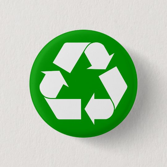Recycle Button | Zazzle.com