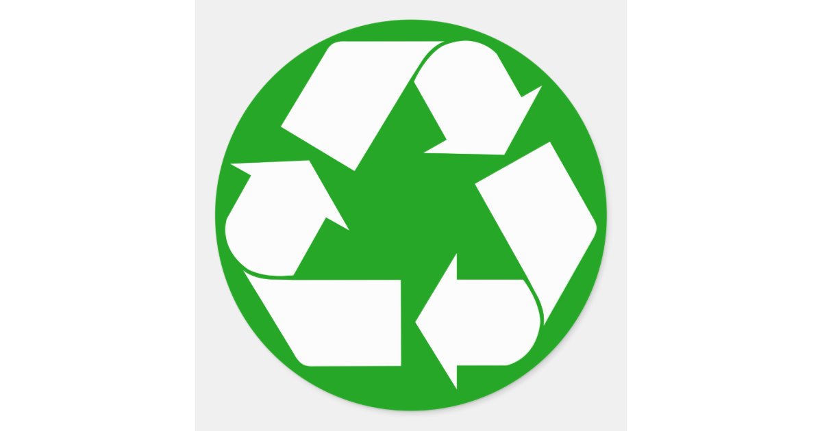 Recycle Sticker | Zazzle