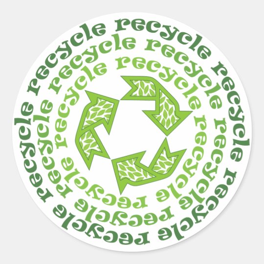 Recycle Stickers | Zazzle.com