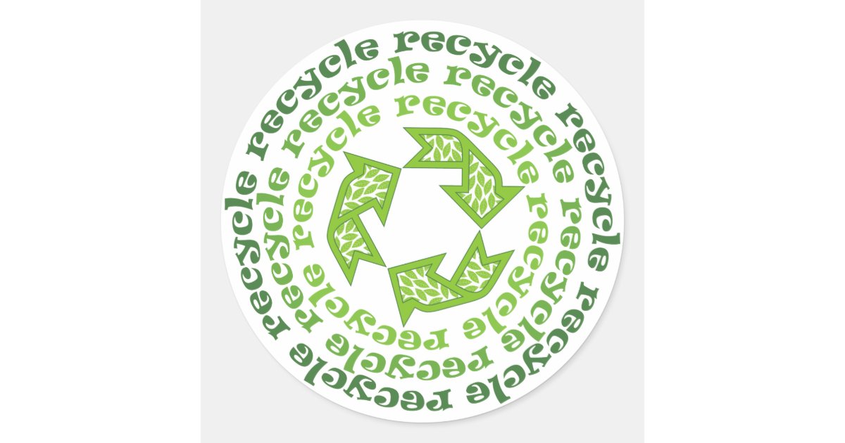 Recycle Stickers | Zazzle