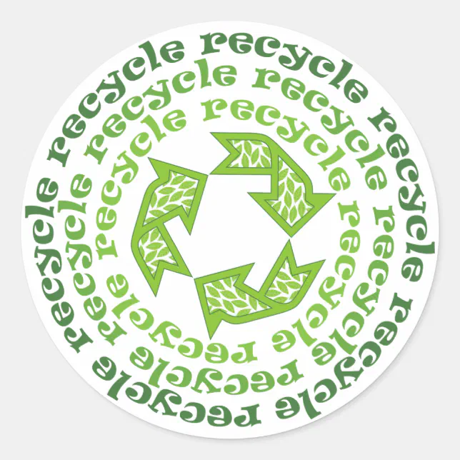 Recycle Stickers | Zazzle