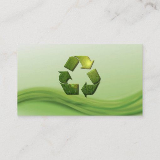 Recycle Symbol Business Card | Zazzle