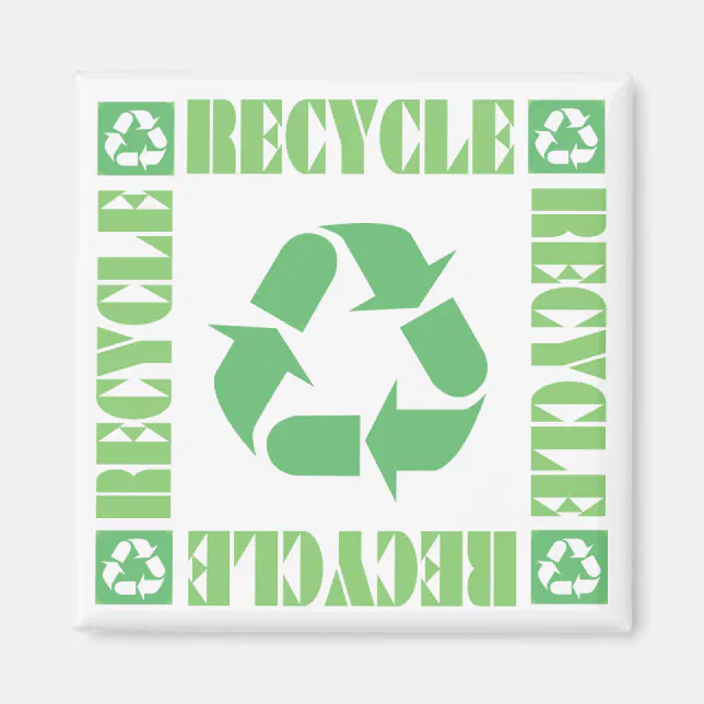 Recycle Symbol Magnet | Zazzle