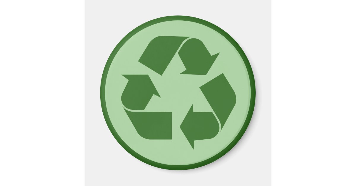 Recycle Symbol Magnet | Zazzle