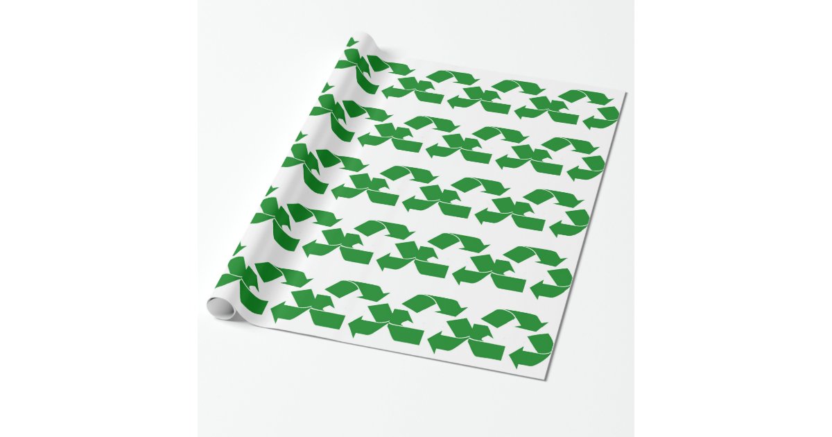 Recycle Symbol Wrapping Paper | Zazzle