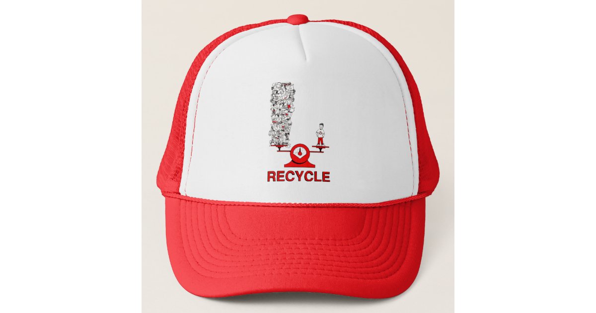 Recycle Trash Hat | Zazzle