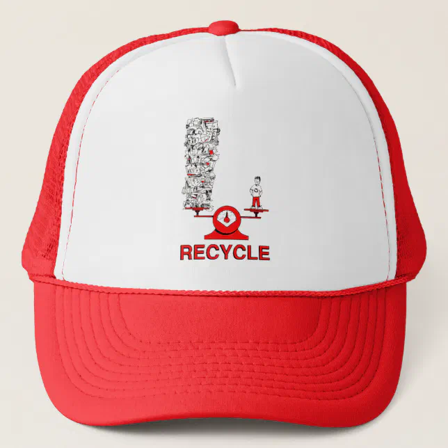 Recycle Trash Hat | Zazzle