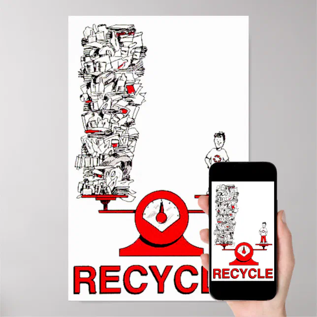 Recycle Trash Poster | Zazzle