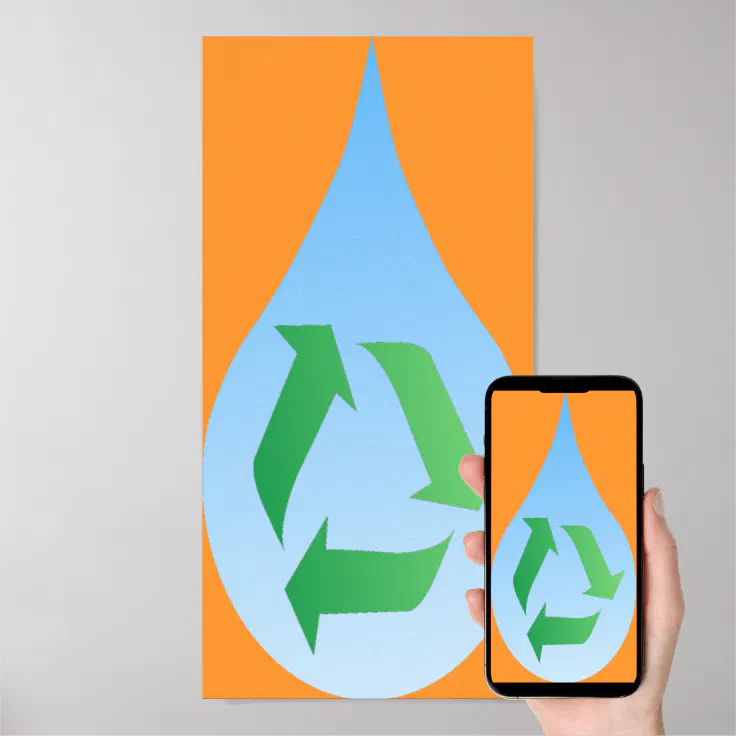 Recycle Water Poster | Zazzle