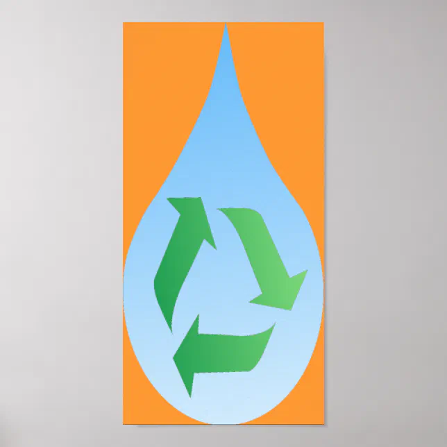 Recycle Water Poster | Zazzle