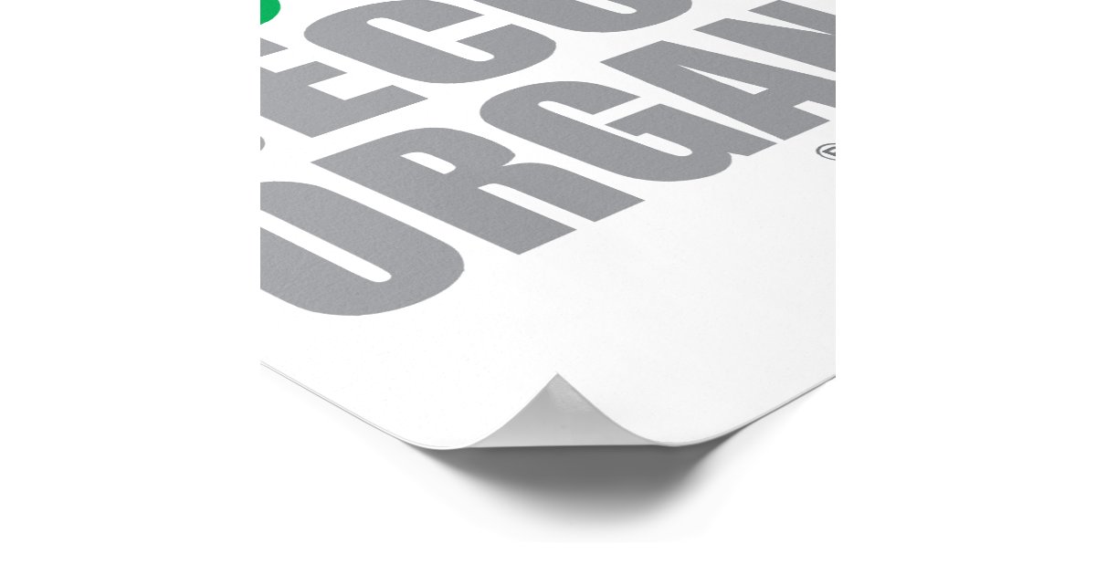 Recycle Yourself Organ Donor Poster | Zazzle