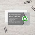 Recycling Business Cards Unique Online Template | Zazzle