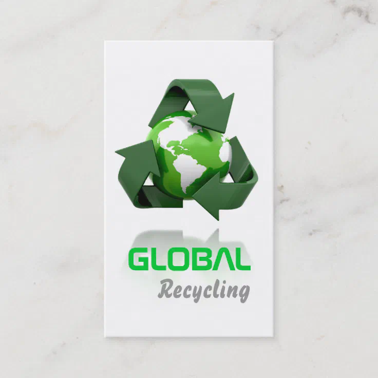Recycling Company Business Card | Zazzle