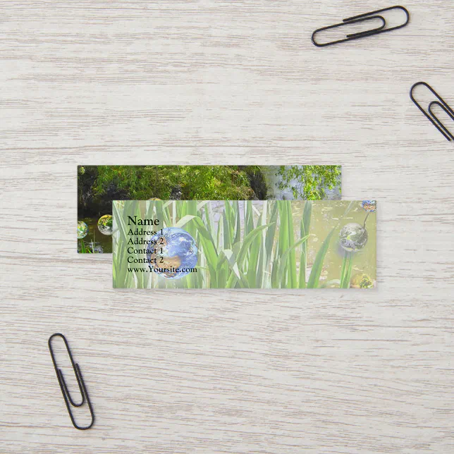 Recycling Earth Mini Business Card | Zazzle