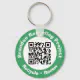 Recycling Project QR Code Recycle & Renew. Keychain | Zazzle