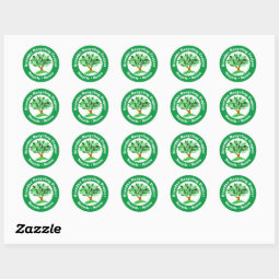 Recycling Project. Recycle & Renew. Classic Round Sticker | Zazzle