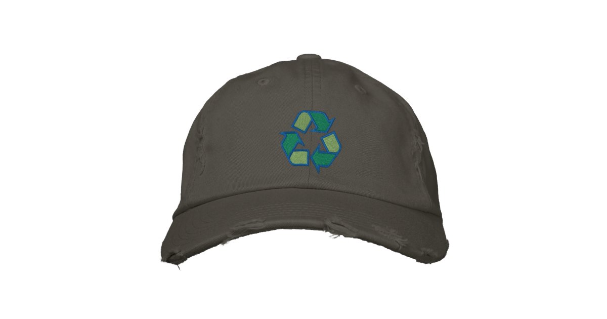 Recycling Symbol Hat | Zazzle