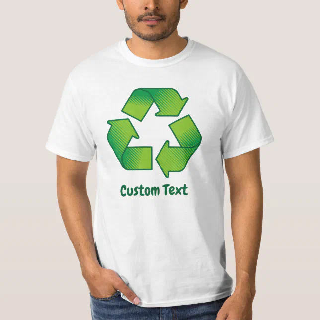 Recycling symbol T-Shirt | Zazzle