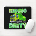 Recycling Trash Garbage Truck T Kids Men Riding Mouse Pad | Zazzle