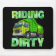 Recycling Trash Garbage Truck T Kids Men Riding Mouse Pad | Zazzle