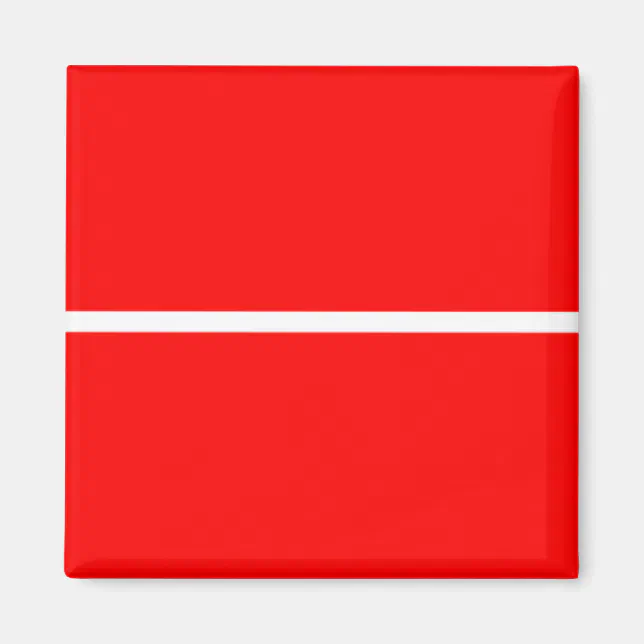 Red 001 magnet | Zazzle